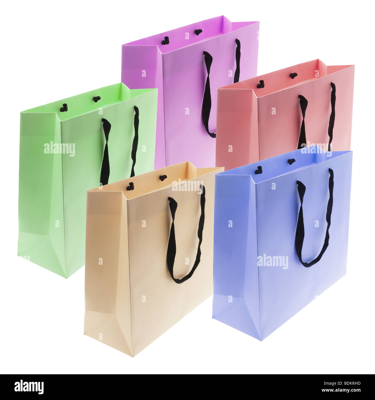 Coloured bags cutout hi-res stock photography and images - Alamy