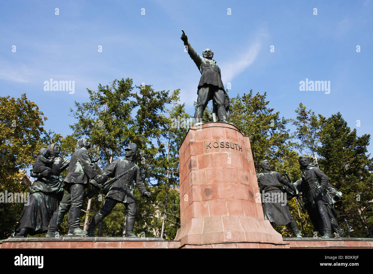 Memorial to Kossuth, Budapest, Hungary Stock Photo - Alamy