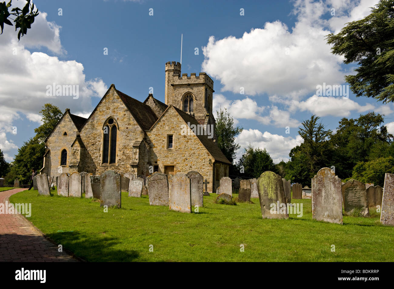 St marys church leigh hi-res stock photography and images - Alamy