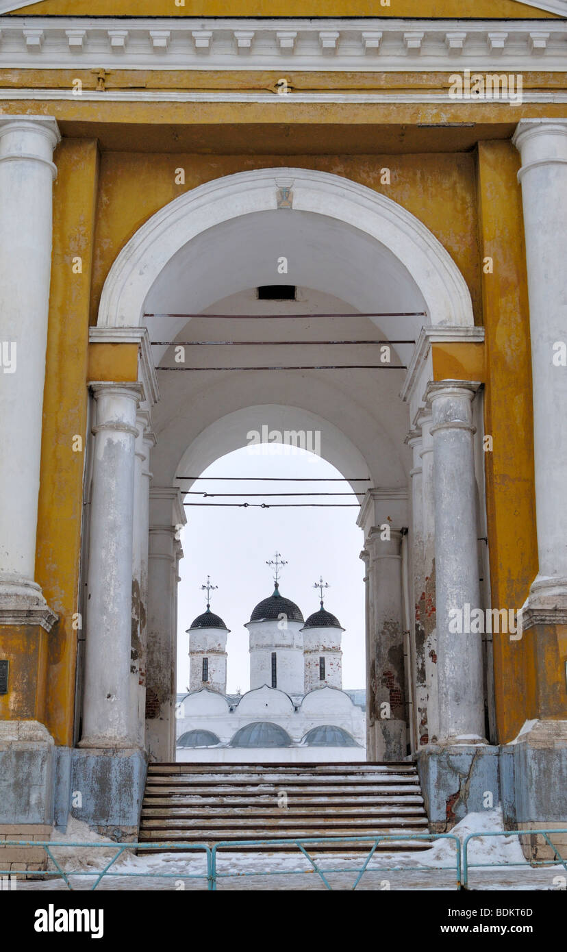 Russian church in Suzdal monastery Stock Photo - Alamy