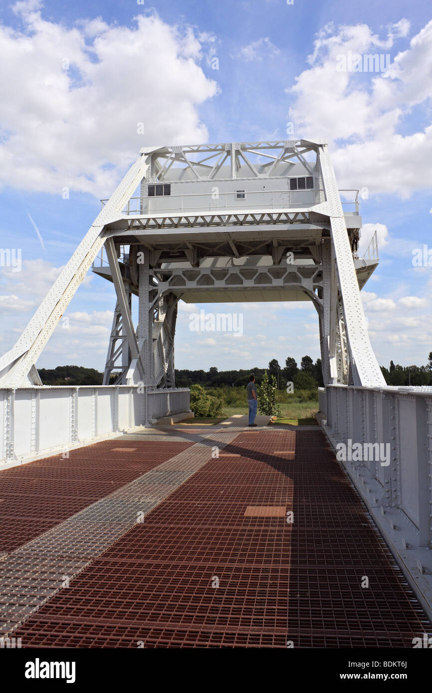 The original Pegasus Bridge in the Memorial Museum, near Ouistreham, in ...