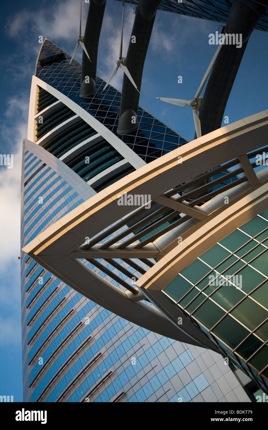 World trade centre bahrain wind turbine hi-res stock photography and ...