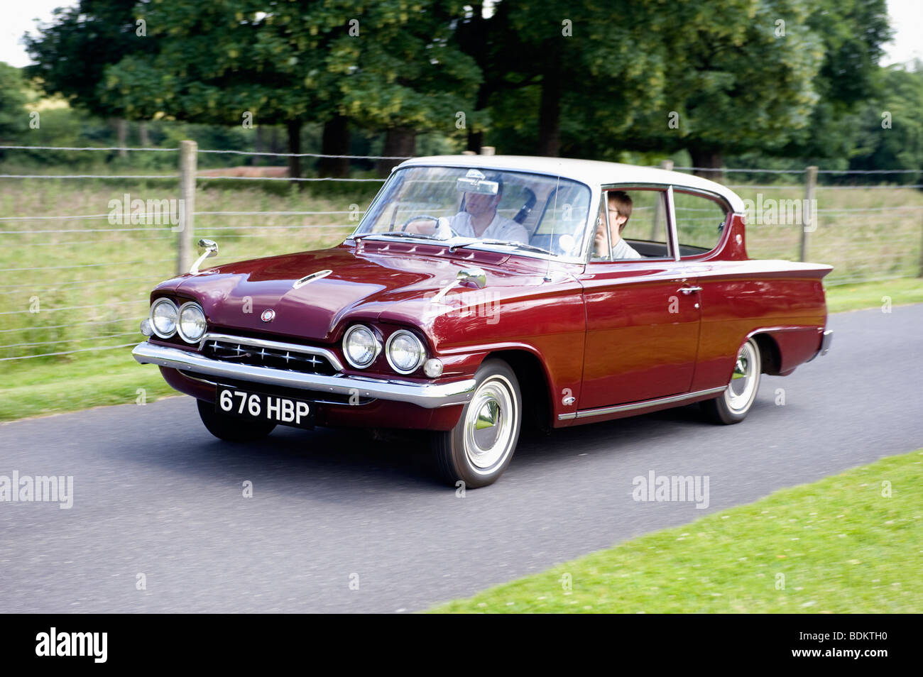 Maroon vintage car hi-res stock photography and images - Alamy