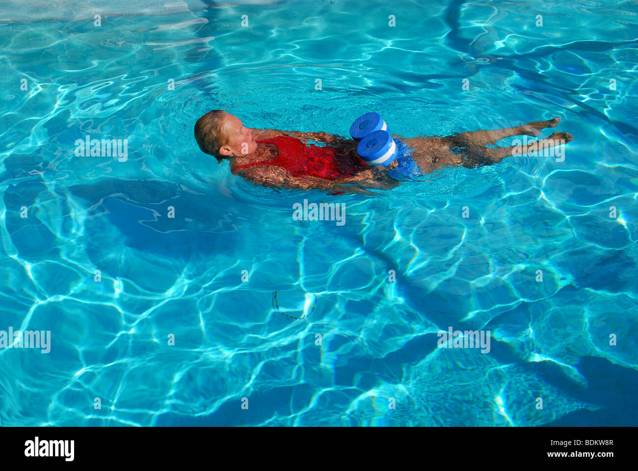 Swimming pool exercises hi-res stock photography and images - Alamy