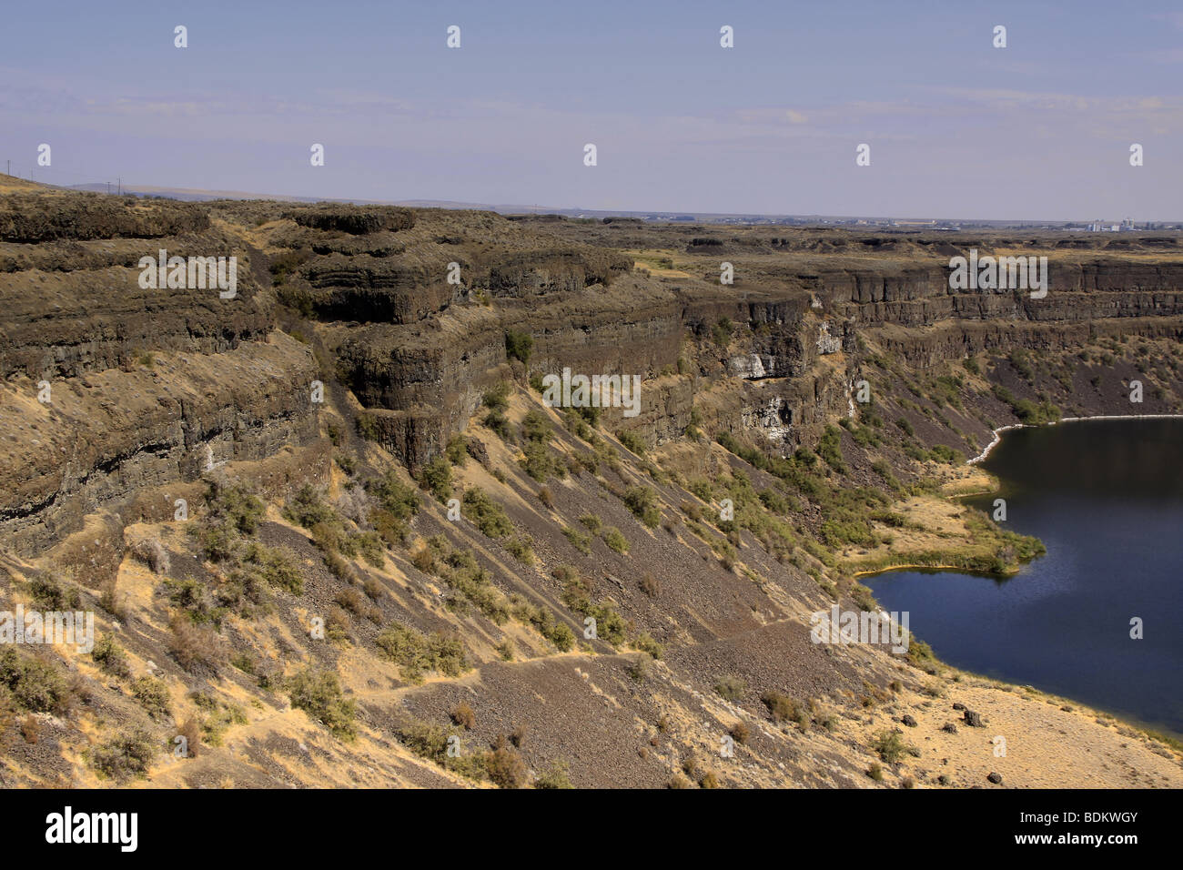 Dry Falls in Washington State Stock Photo - Alamy