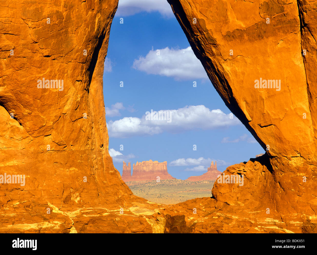 Teardrop Arch. Monument Valley, Arizona Stock Photo - Alamy