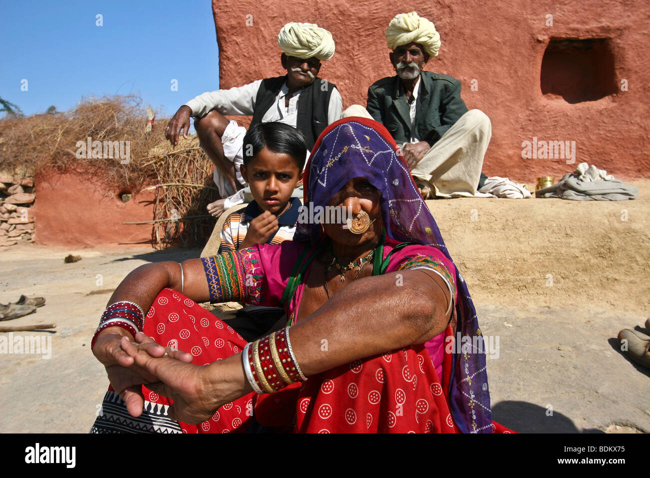 The Bishnois in Marwar village, nature worshippers who protect trees ...