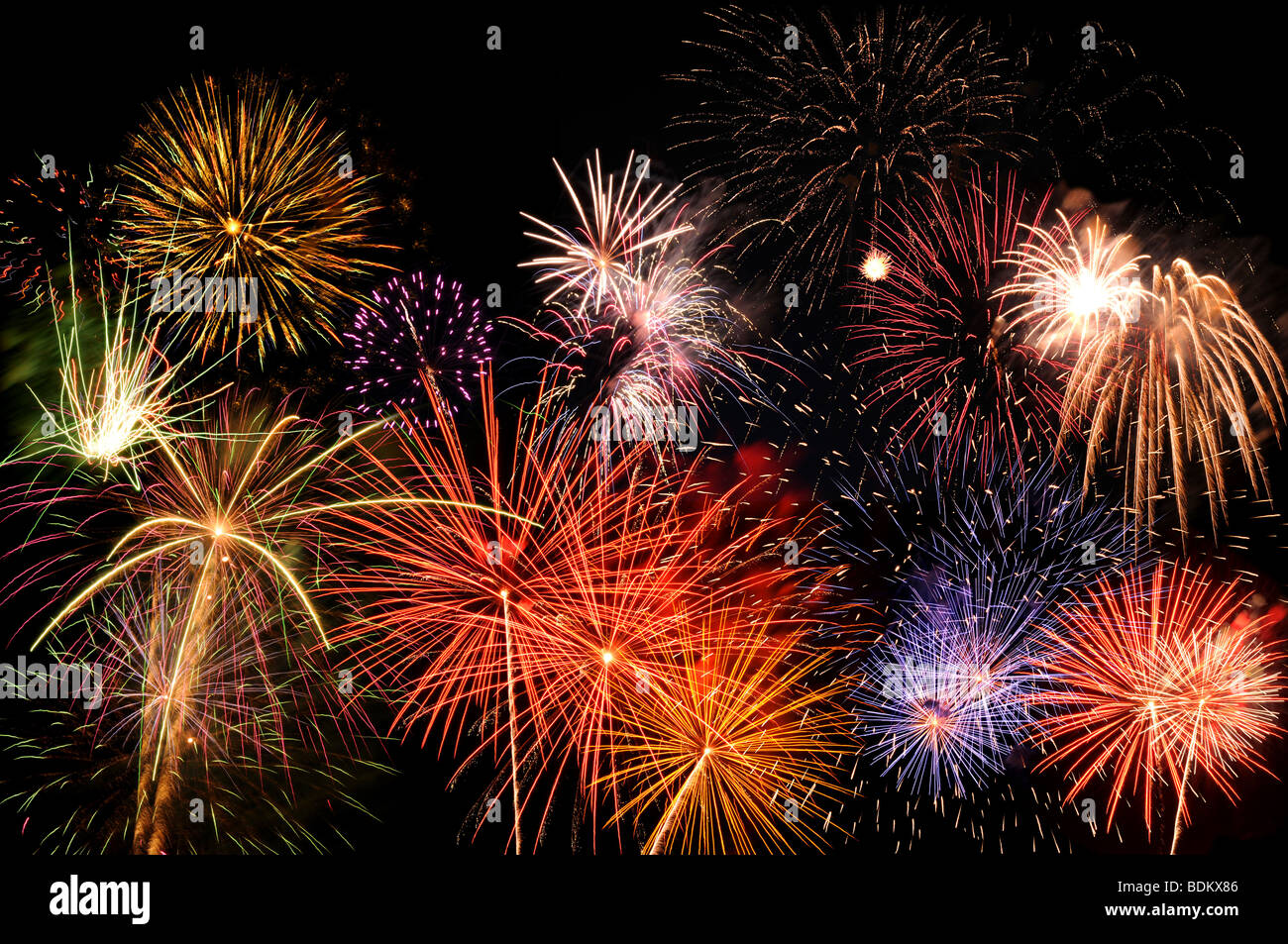 Photograph of fireworks hi-res stock photography and images - Alamy