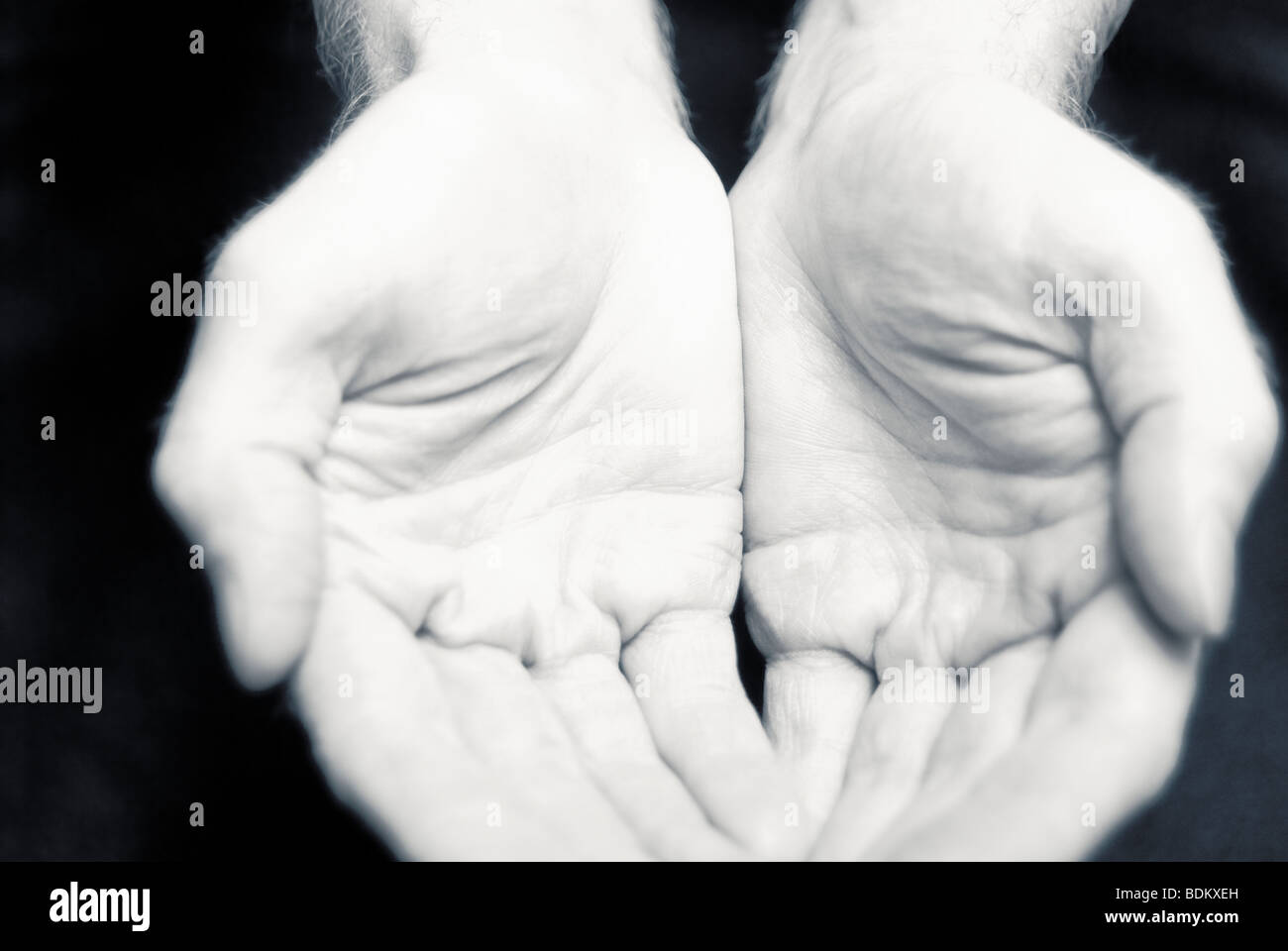 Cupped hands empty hi-res stock photography and images - Alamy