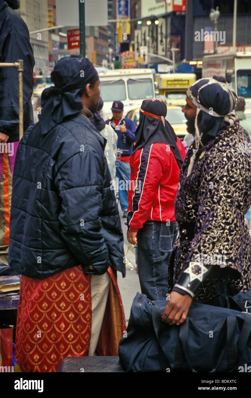 Time square African American Muslims Stock Photo - Alamy