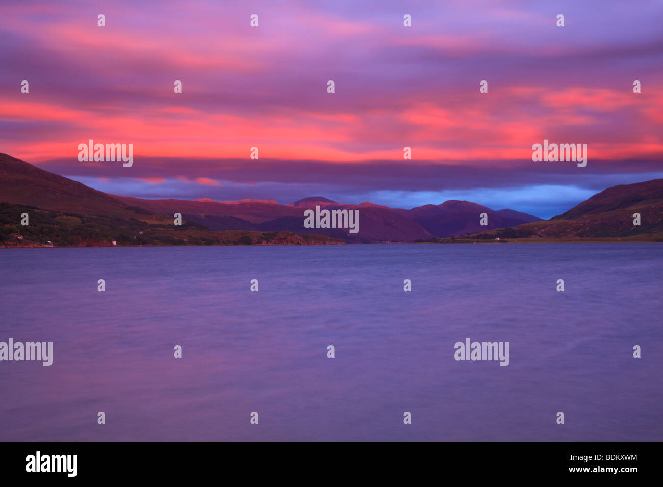Scottish loch sunset hi-res stock photography and images - Alamy