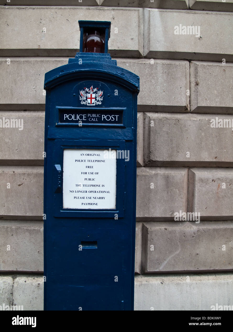 Police Box, London Stock Photo - Alamy