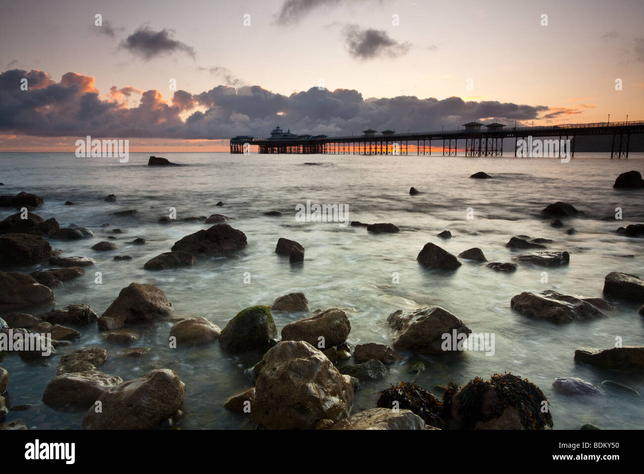 Llandudno beach sunset hi-res stock photography and images - Alamy