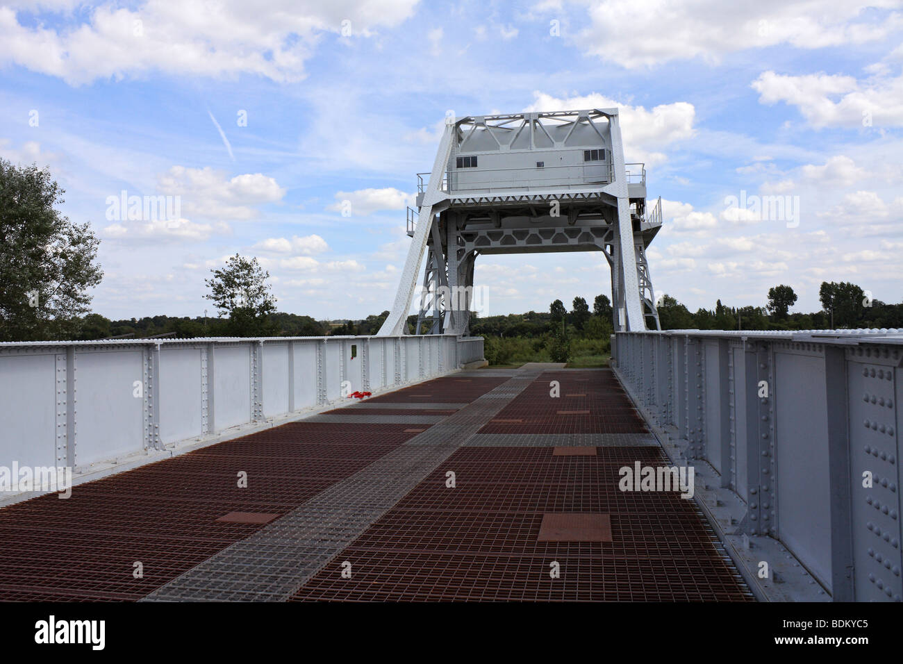 The original Pegasus Bridge in the Memorial Museum, near Ouistreham, in ...