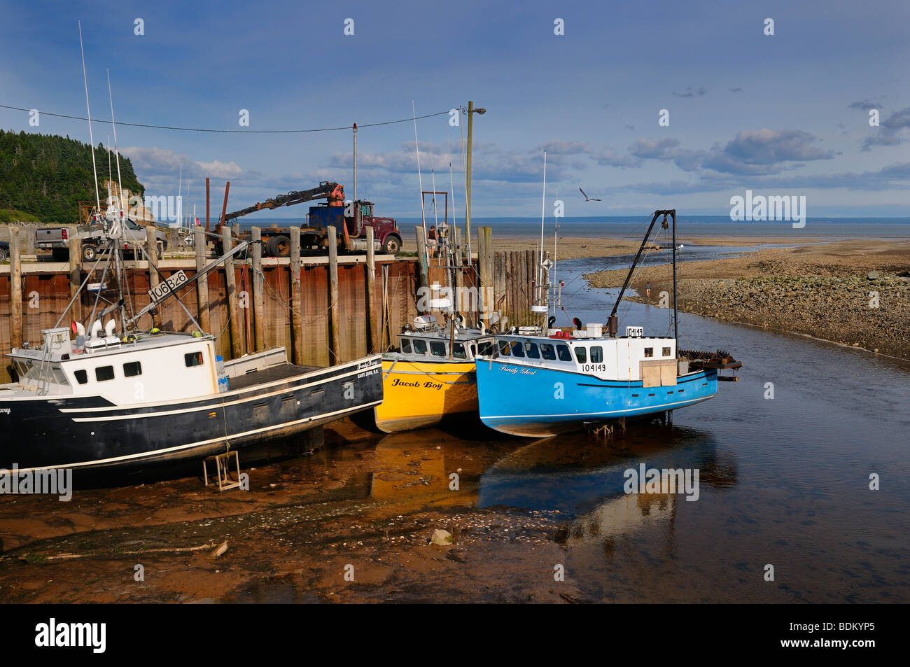 Low Tide Bay Fundy Nova Scotia Stock Photos & Low Tide Bay Fundy Nova Scotia Stock Images - Alamy