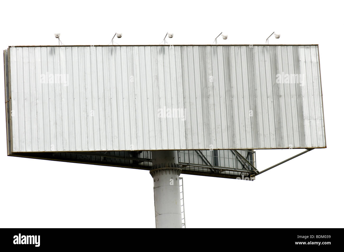 Outdoor billboard isolated on white Stock Photo - Alamy