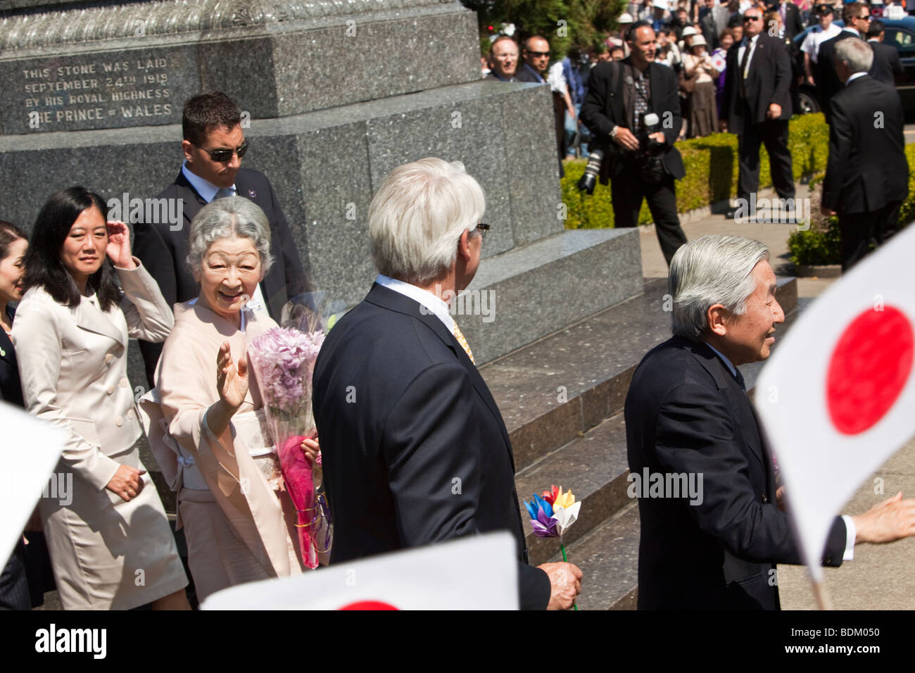 Visit of the Emperor of Japan to Victoria, BC, Canada. July 11, 2009 ...