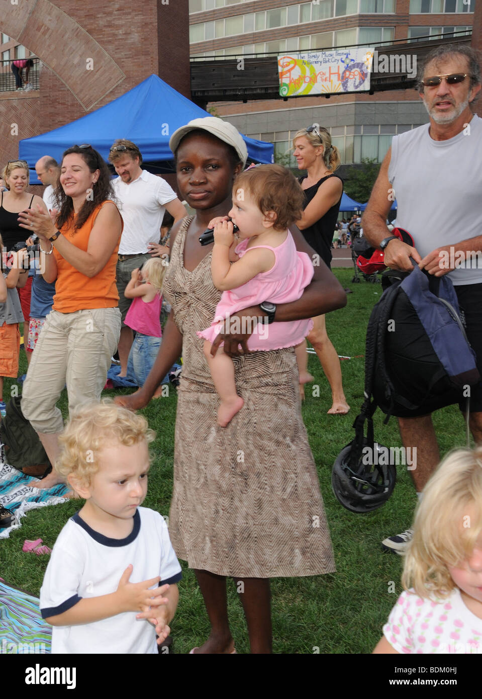 Nanny in Lower Manhattan Stock Photo - Alamy