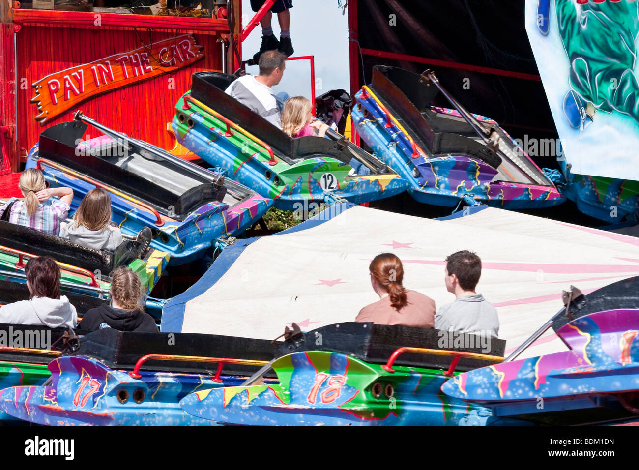 Waltzers fair ride hi-res stock photography and images - Alamy