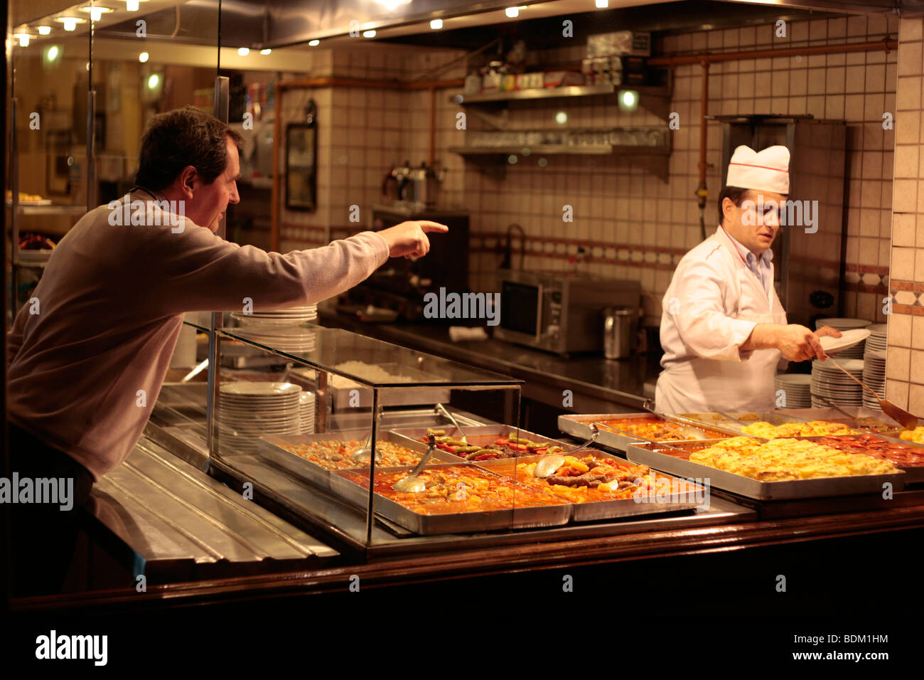 Turkish restaurant window Stock Photo - Alamy