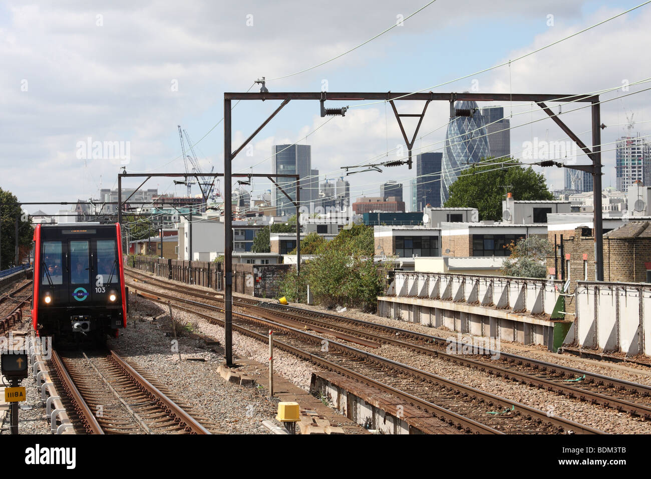 Docklands Light Railway, London, England, U.K Stock Photo - Alamy