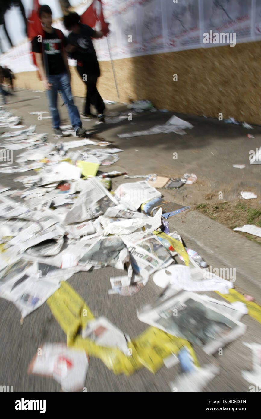 Public litter bin covered in hi-res stock photography and images - Alamy