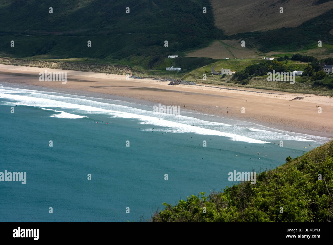 Putsborough Sands Woolacombe North Devon Stock Photo - Alamy
