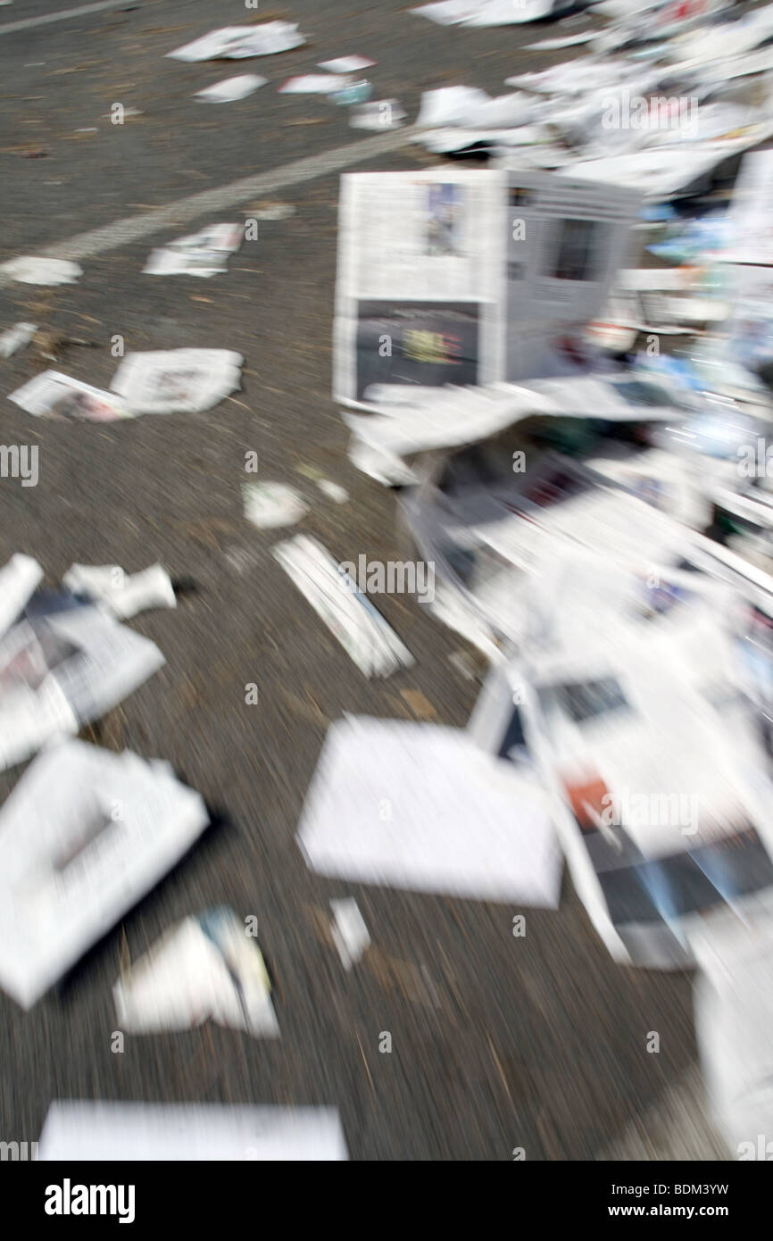 Public litter bin covered in hi-res stock photography and images - Alamy