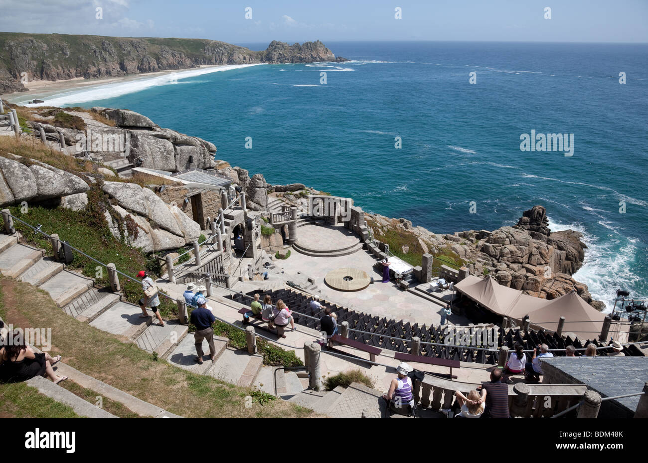 The Minack Theatre, open-air, Porthcurno, Cornwall, England, United ...