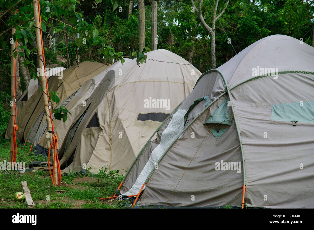 Campsite at Donsol, Sorsogon, Bicol, Southeast Luzon, Philippines Stock ...