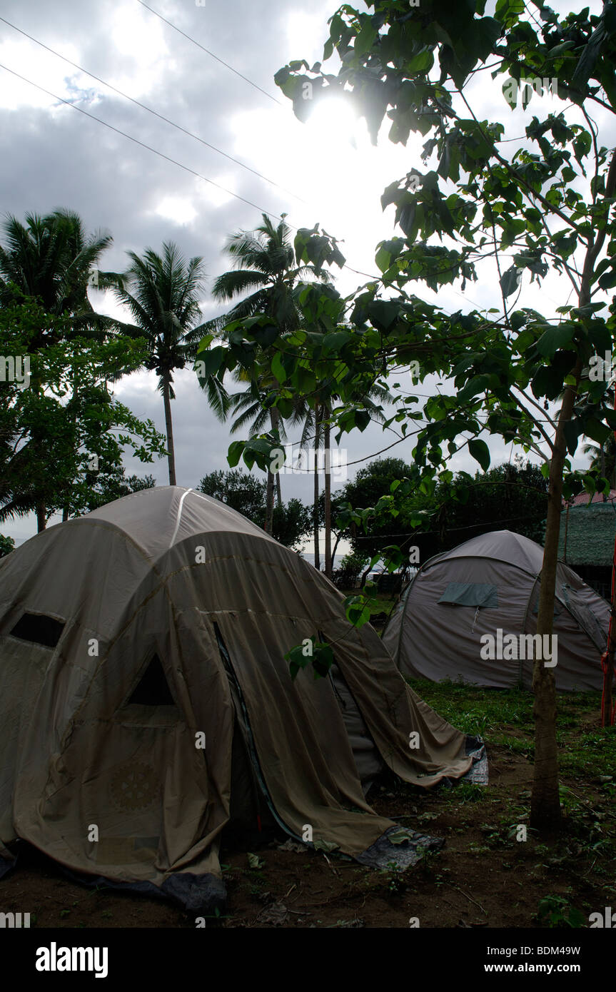 Campsite at Donsol, Sorsogon, Bicol, Southeast Luzon, Philippines Stock ...