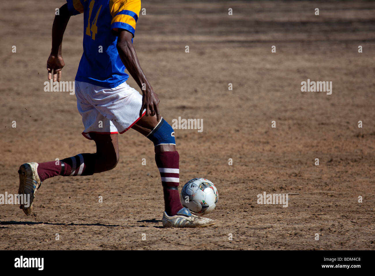 Local Soccer Match, Hout Bay, South Africa Stock Photo - Alamy