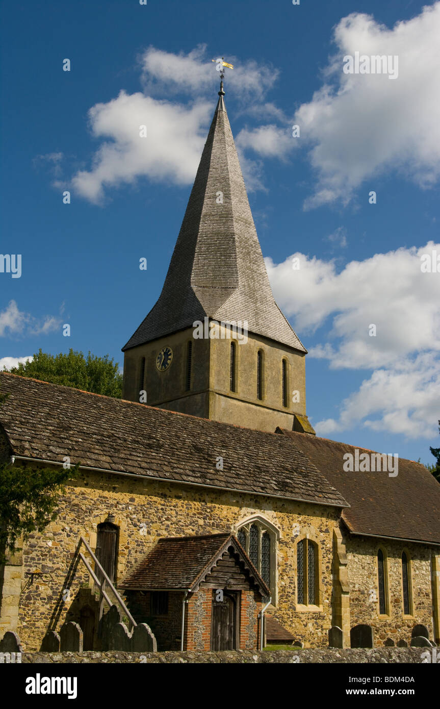 St James Church Shere Village Surrey England Stock Photo - Alamy