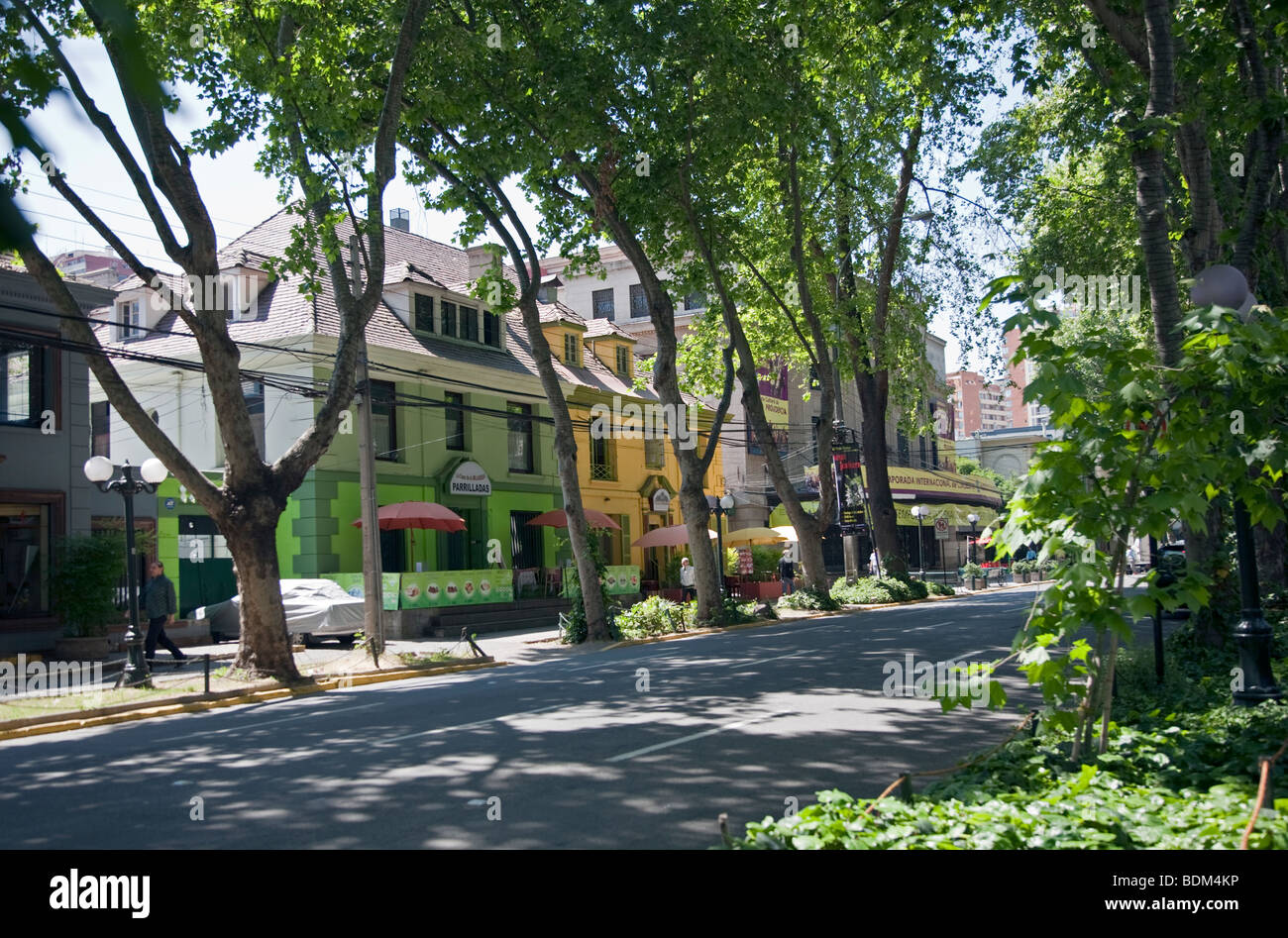 Street in Providencia, Santiago, Chile Stock Photo: 25643626 - Alamy