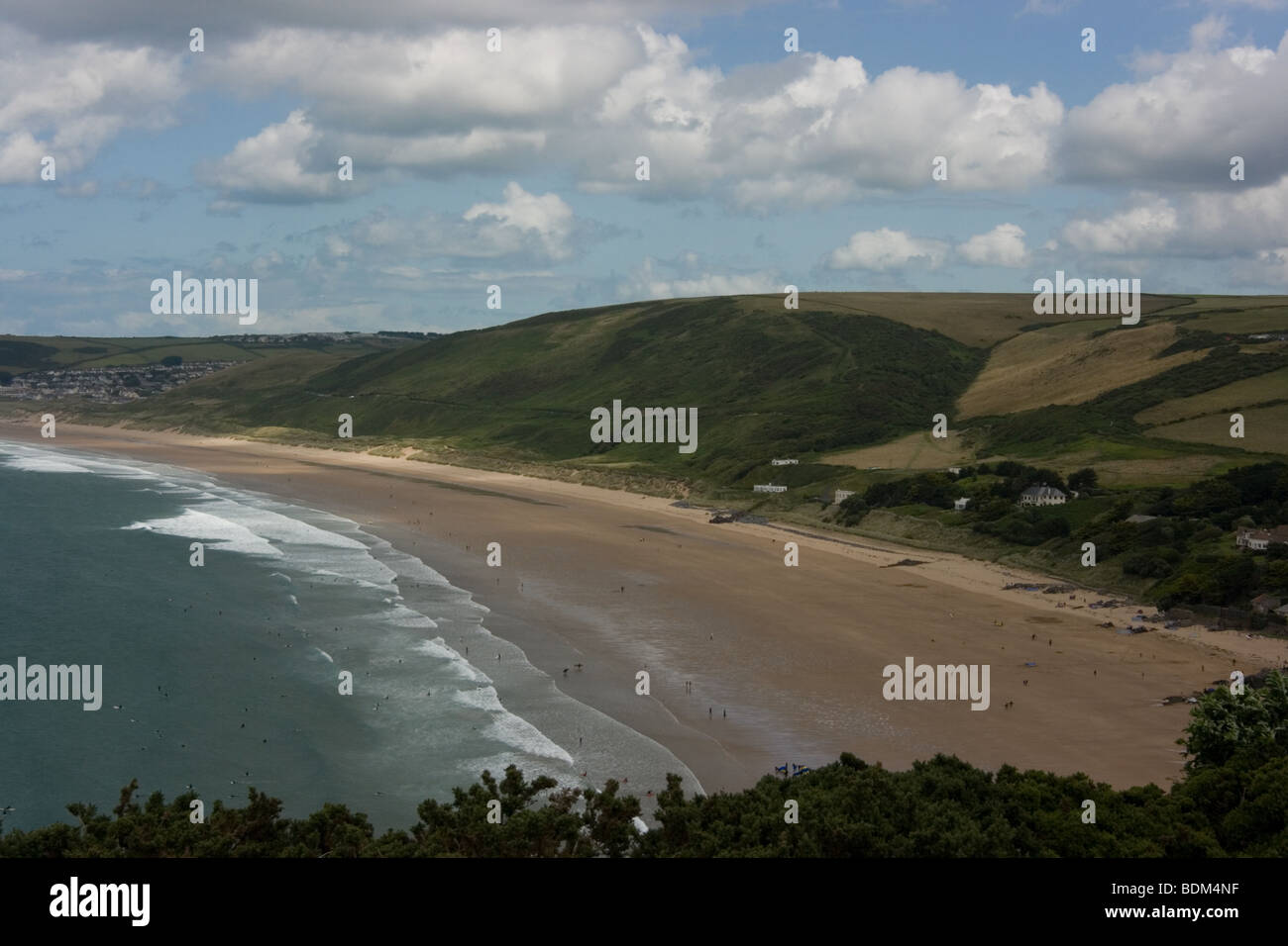 Woolacombe beach North Devon Stock Photo - Alamy