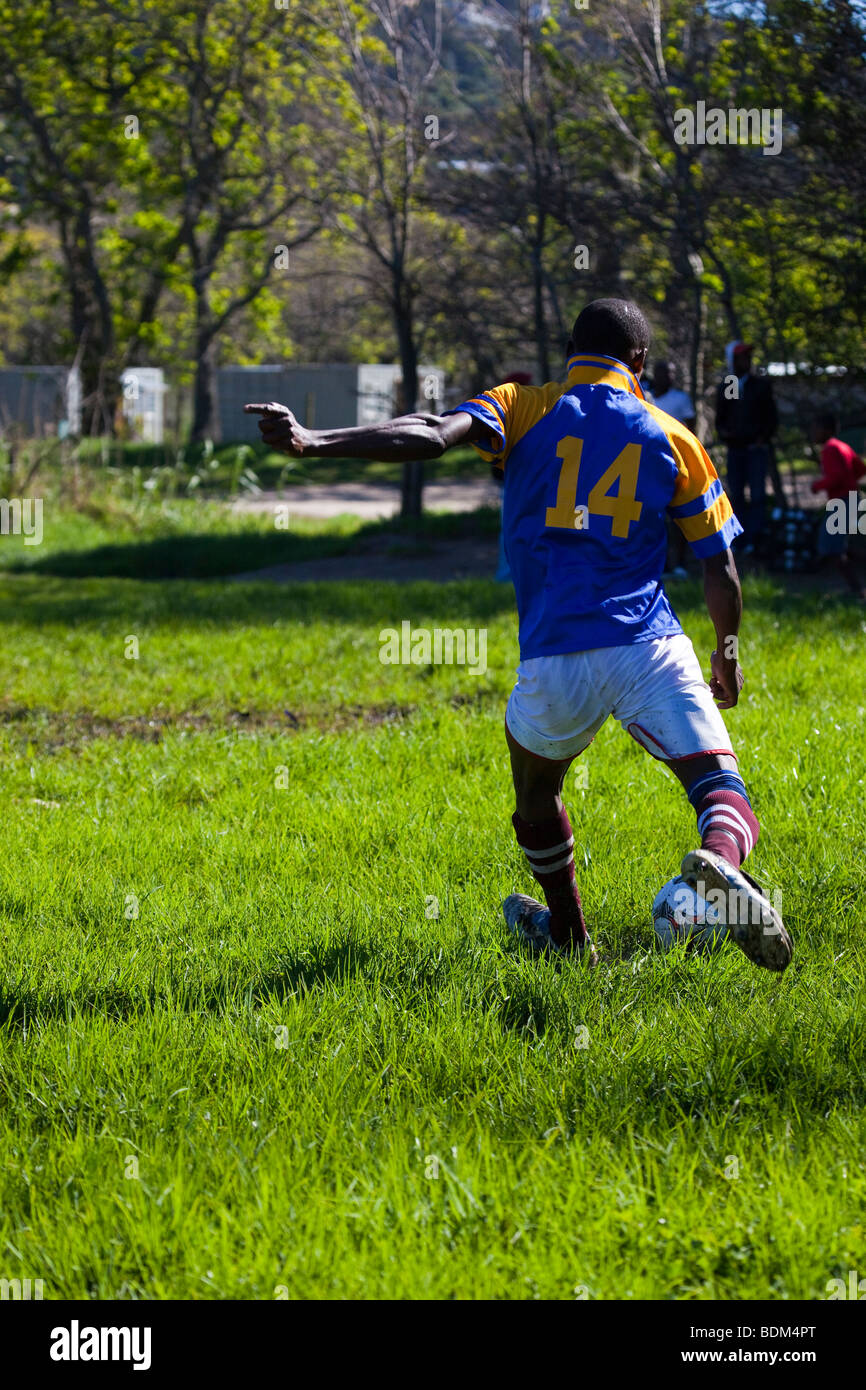 Local Soccer Match, Hout Bay, South Africa Stock Photo - Alamy