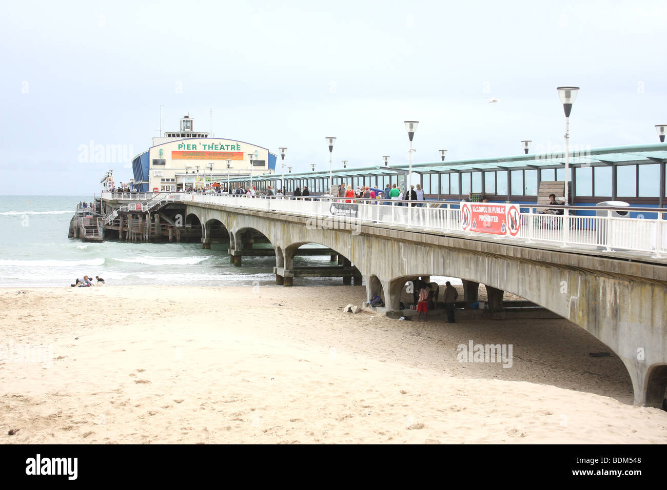 Bournemouth Pier in Bournemouth beach in Dorset Stock Photo - Alamy