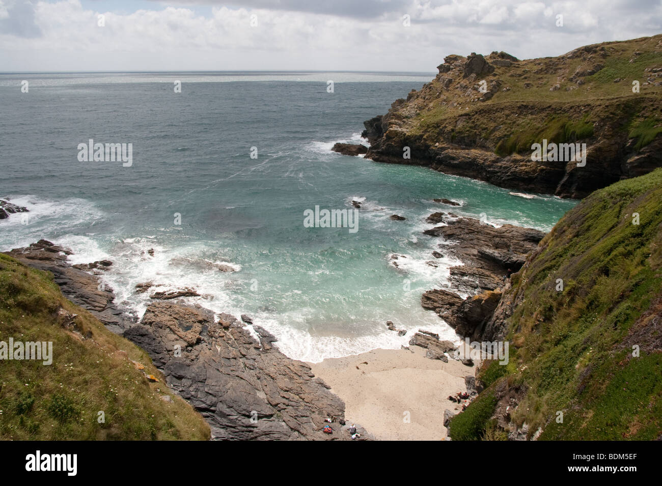 Coast near Perranuthnoe, Cornwall Stock Photo - Alamy