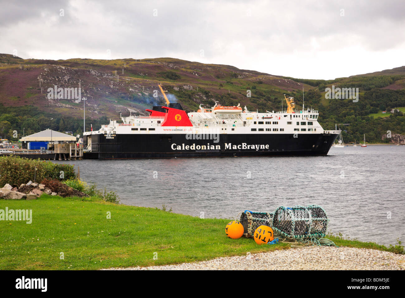 Calmac ferry, "Eilean Leodhais " at Ullapool. caithness sutherland ...