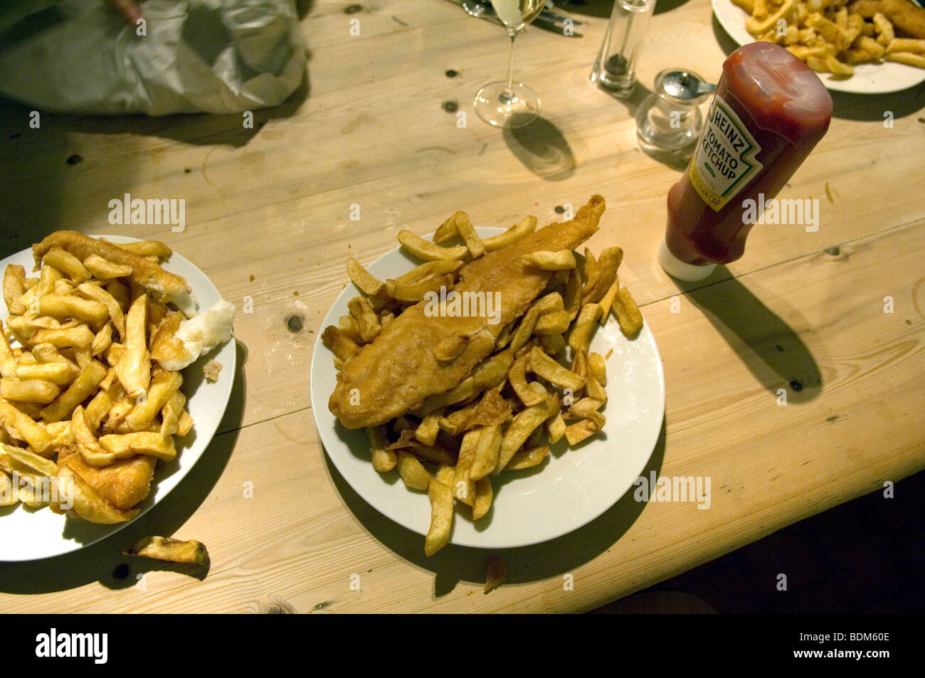 Fish and Chip Supper Stock Photo - Alamy