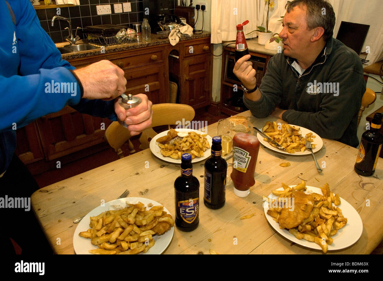 Fish and Chip Supper Stock Photo - Alamy