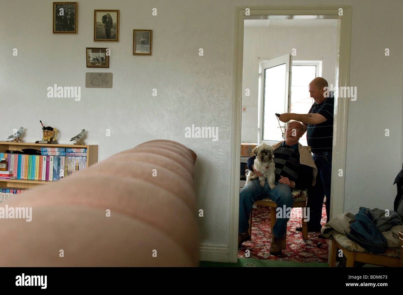 Oap haircut hi-res stock photography and images - Alamy