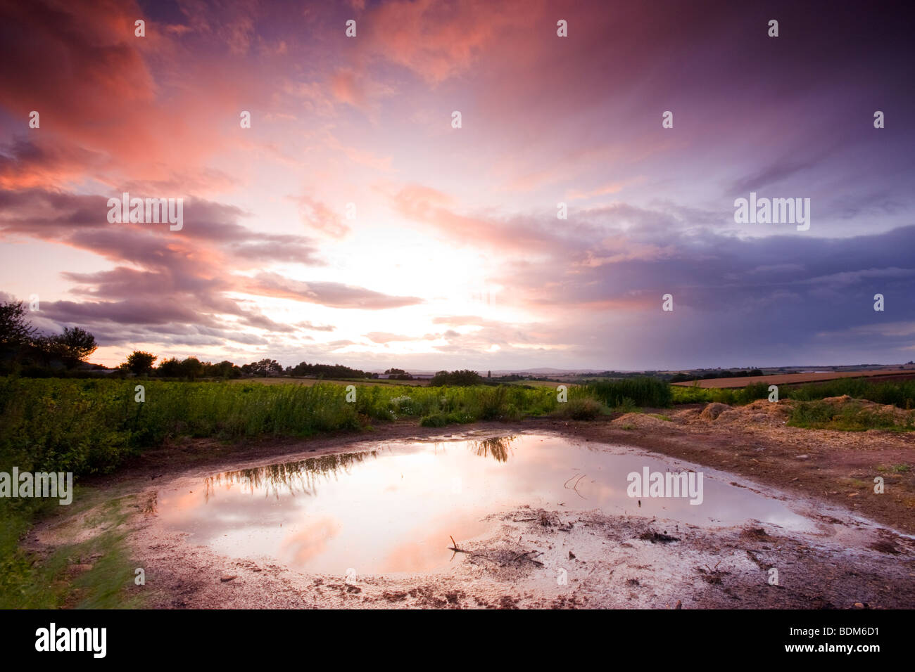 Agricultural sunset hi-res stock photography and images - Alamy