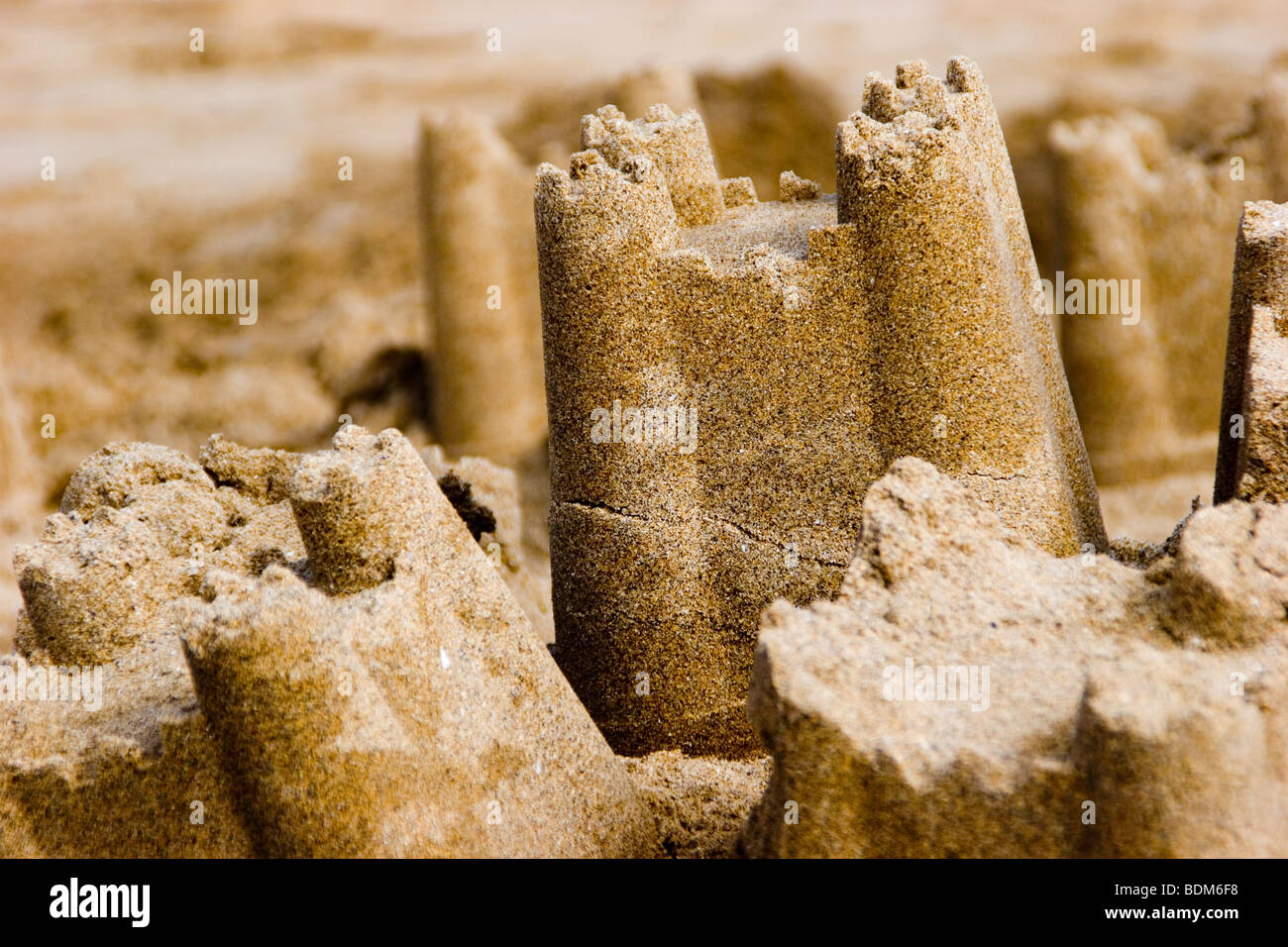 Sand castles beach hi-res stock photography and images - Alamy