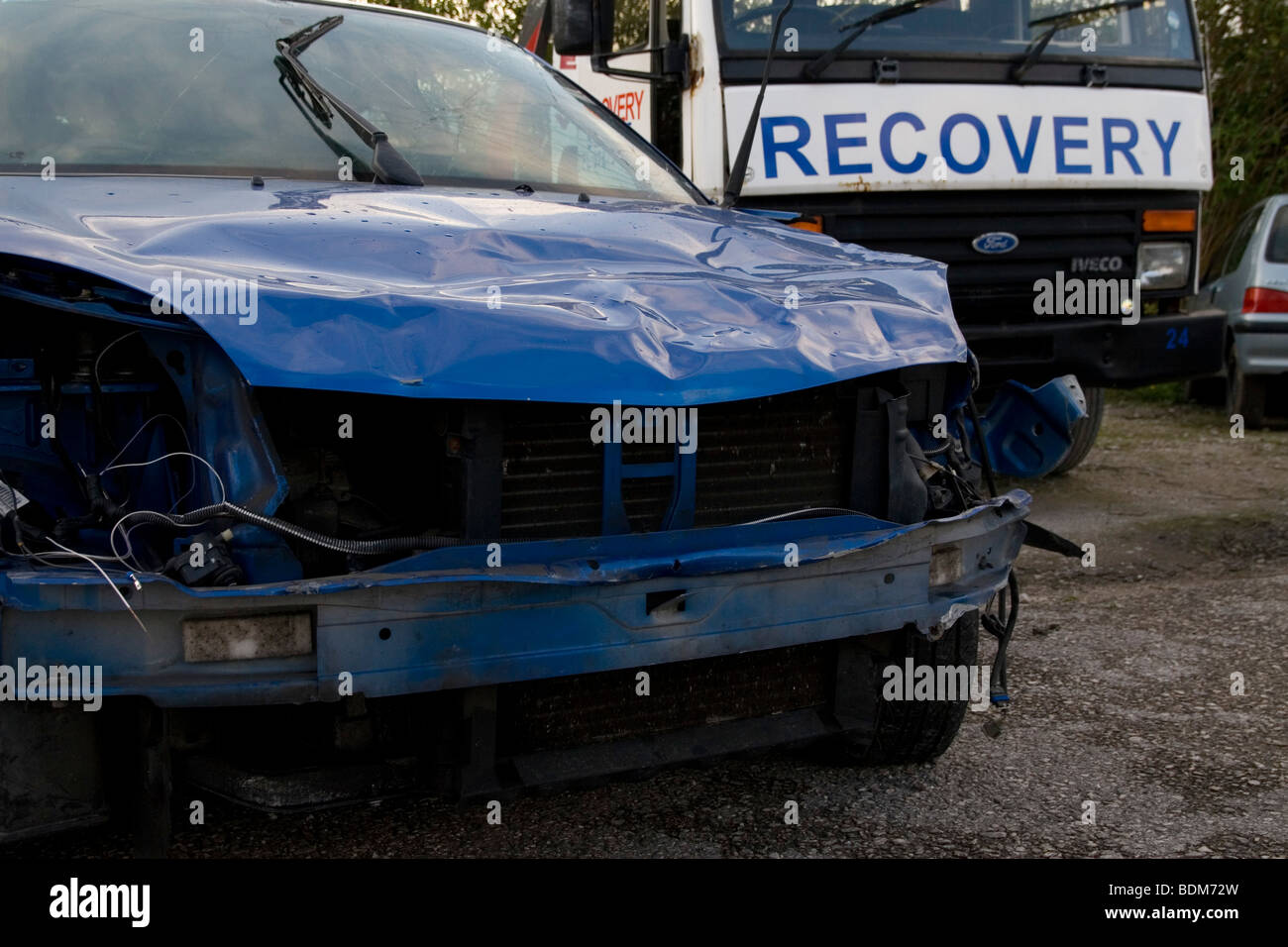 Rear ended car damage hi-res stock photography and images - Alamy
