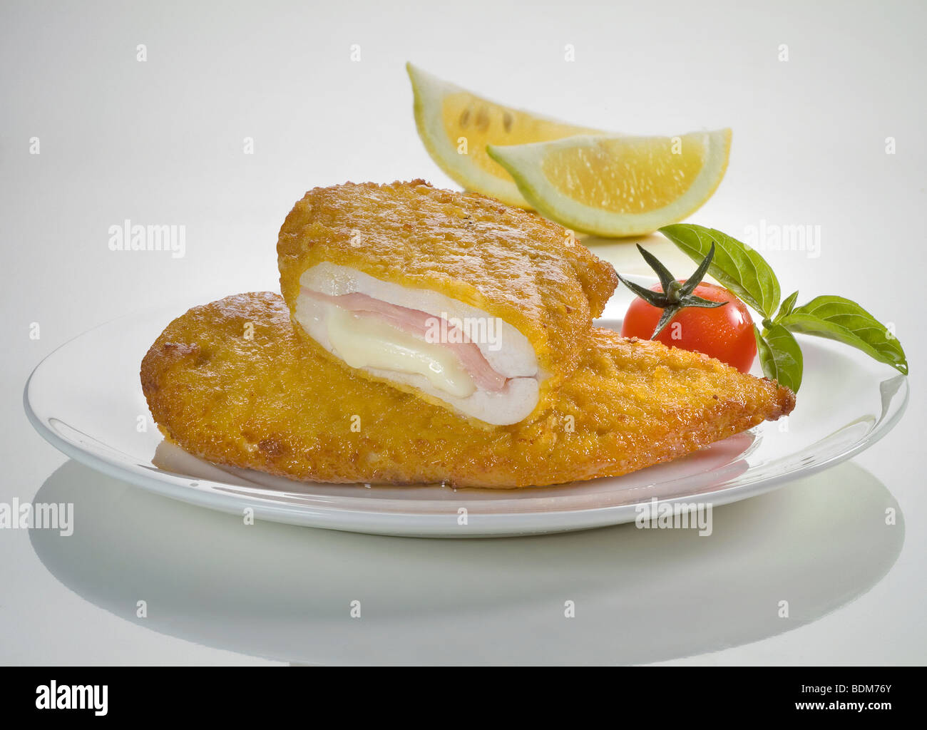 Chicken cordon blue Stock Photo - Alamy