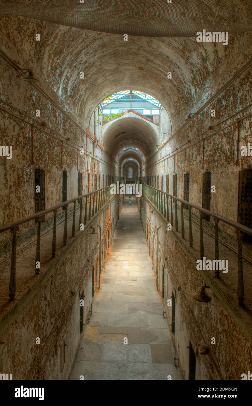 Cell Block 7 Eastern State Penitentiary photographed in High Dynamic ...