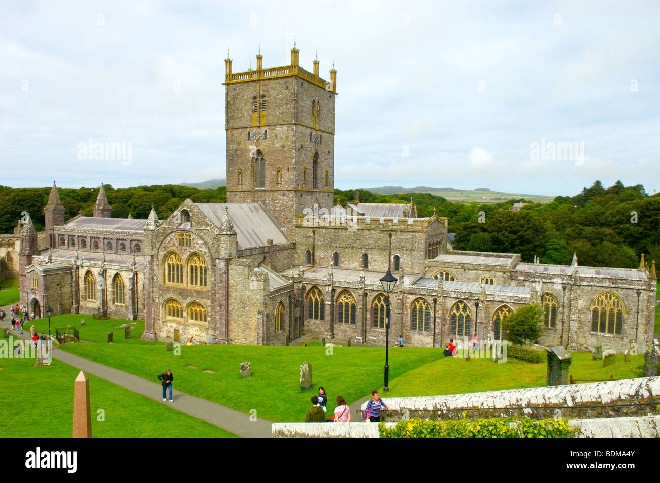 St David's Cathedral in Wales Stock Photo - Alamy