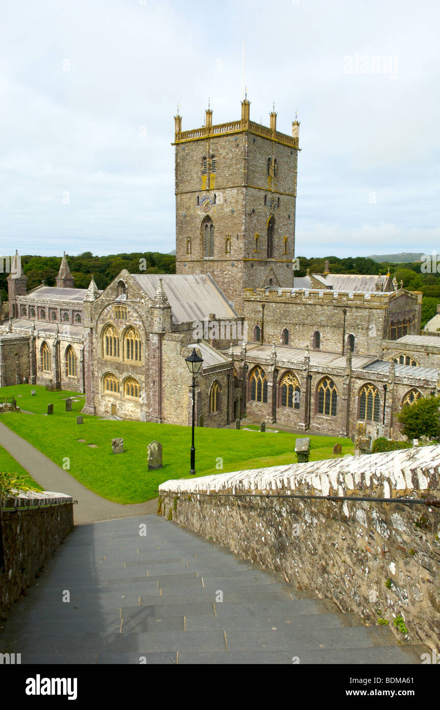 St David's Cathedral in Wales Stock Photo - Alamy