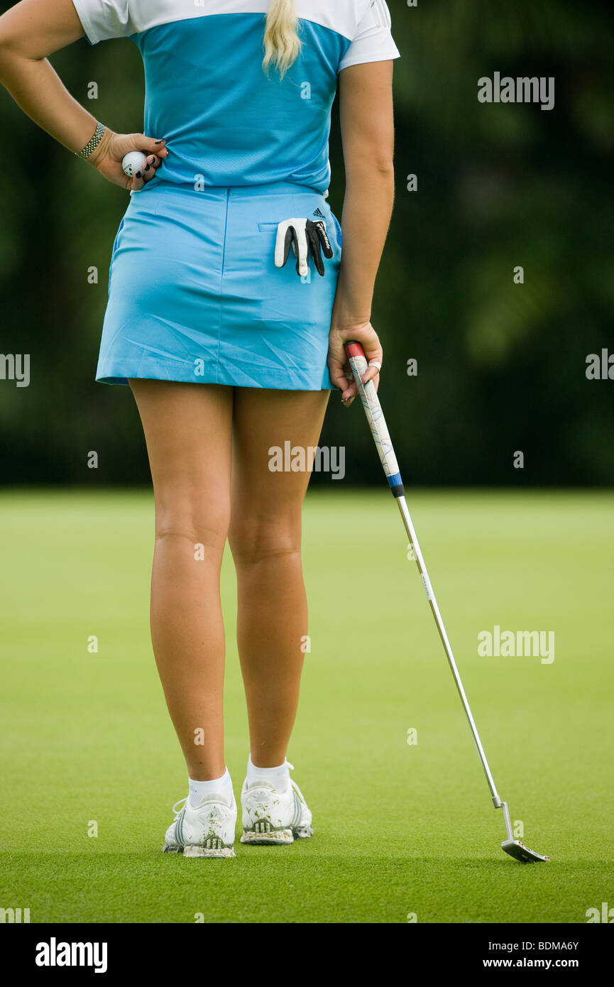 Natalie Gulbis Of The Usa In Action During The Lgpa Golf Tournament Hsbc Womens Champions At